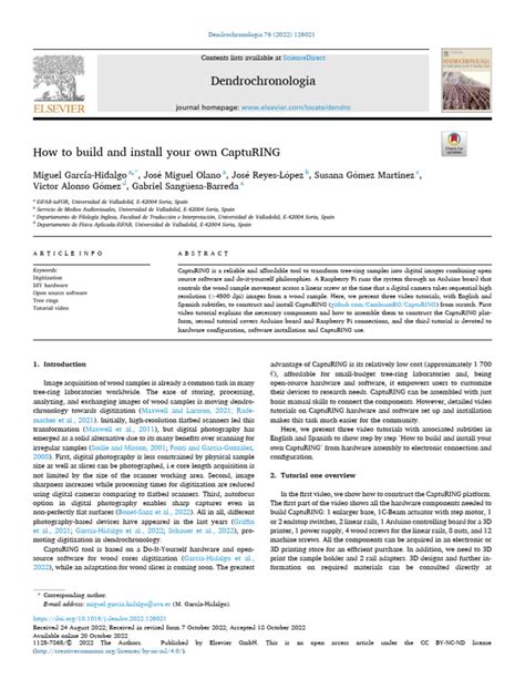 E4 3 2 Paper Lsfa Capturing Dendrochronologia Pdf Image Scanner Digital Photography