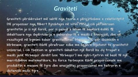 Forca Gravitacionale Dhe Informacjonet Rreth Saj Ppt