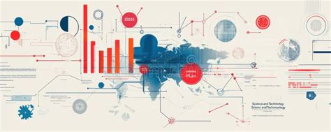 Futuristic Data Visualization With Global Map And Graphs For Science And Technology Concepts In