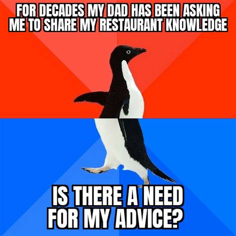 A Book A Blog An Advice Column Even A Fictional Story With A Restaurant Setting Album On Imgur