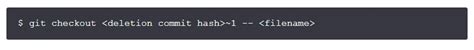 How To Recover Deleted Files From A Local Repository In Git