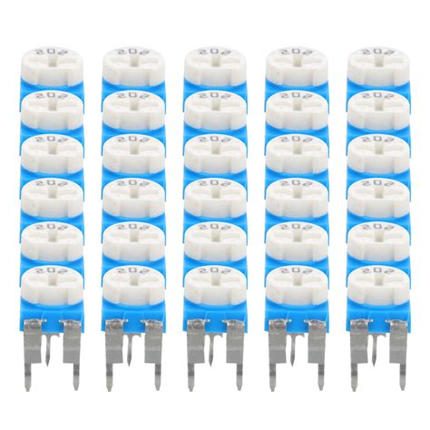 30 Pcs Variable Resistor Breadboard Trim Potentiometer Electronic 30 Pcs Variable Resistor Breadboard Trim Potentiometer Electronic