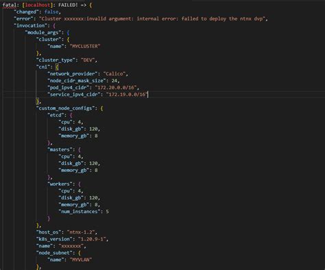 Ansible K8s Cluster Deployment Failed To Deploy The Ntnx Dvp Nutanix Community