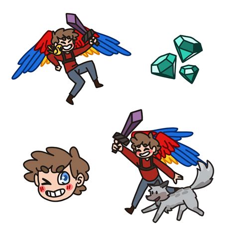 I Drew Bdubs Impulse Etho And Grian Rhermitcraft