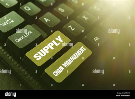 Handwriting Text Supply Chain Management Business Approach Aspects Of