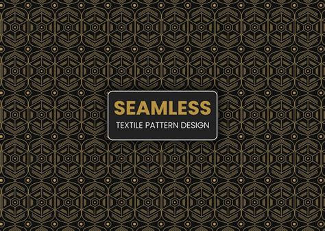 Premium Vector Seamless Geometric Golden Minimalistic Pattern