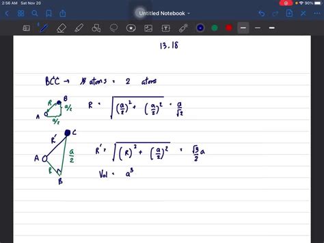 Show That For The Fcc Unit Cell The Radius R Of The Largest Hole Is Given By R0414 R