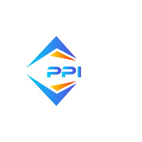 Ppi Abstract Technology Logo Design On White Background Ppi Creative Initials Letter Logo