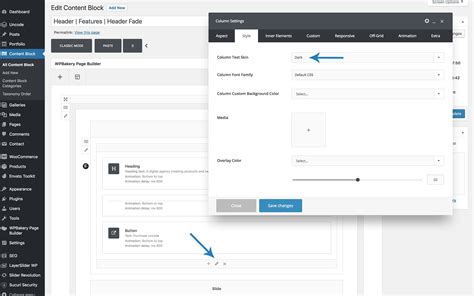 menu skins coloration uncode theme documentation and help center