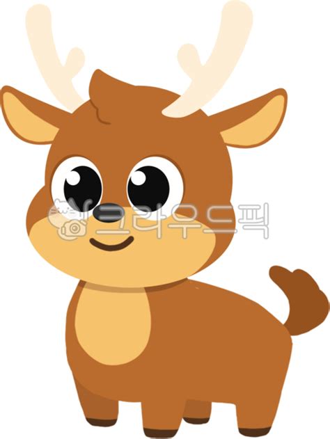 사슴 Deer 사슴캐릭터 아기사슴 사슴일러스트 사진이미지일러스트캘리그라피 Eunii작가