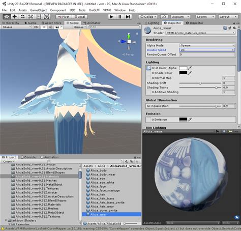 Mtoon 10 Backfaces Have Flipped Normals When Double Sided · Issue 1022 · Vrm Cunivrm · Github