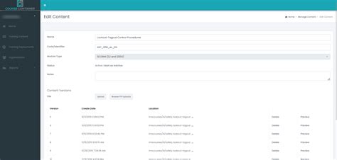 Course Container Talented Learning