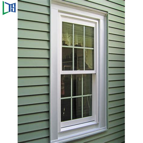 Vertical Sliding Black Aluminum Double Hung Window China Aluminium