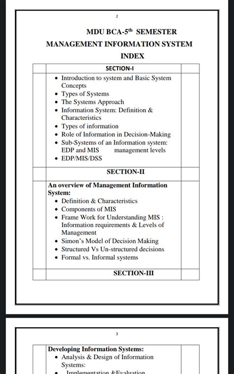 Bca 5th Semester Management Information System Notes Pdf Complete