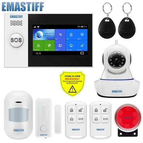 Wireless Wire Home WIFI GSM Burglar Home Security With Motion Detector Sensor Burglar Alarm