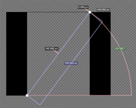 Geometry How To Calculate Needed Length For Adjacent Paths Between Parallel Rectangles