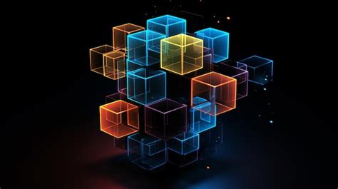 Premium Ai Image Rubiks Cube Black Background Wallpaper