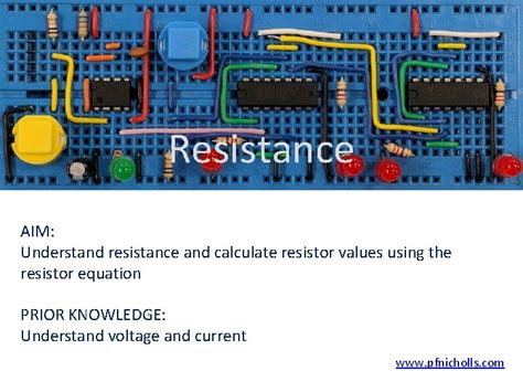 Resistance AIM Understand Resistance And Calculate Resistor Values