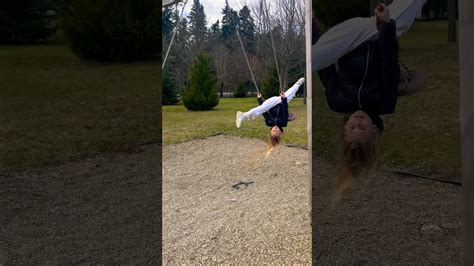 Шпагат на качеле трюкинакачеле шпагат гимнастика Youtube