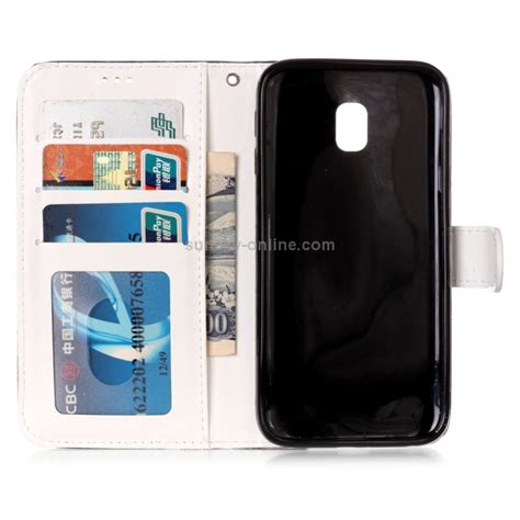 갤럭시 J5 2017 Eu 버전 광택 오일 엠보싱 판다 패턴 수평 플립 가죽 케이스 홀더 및 카드 슬롯 및 지갑 및 포토 프레임