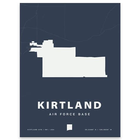 Kirtland Air Force Base Map Print Home Base Maps