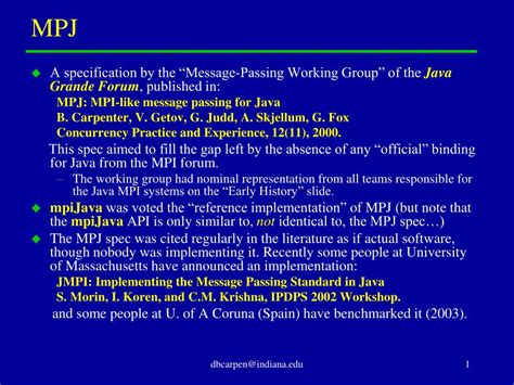 Ppt Java For High Performance Computing Powerpoint Presentation Free Download Id1578636