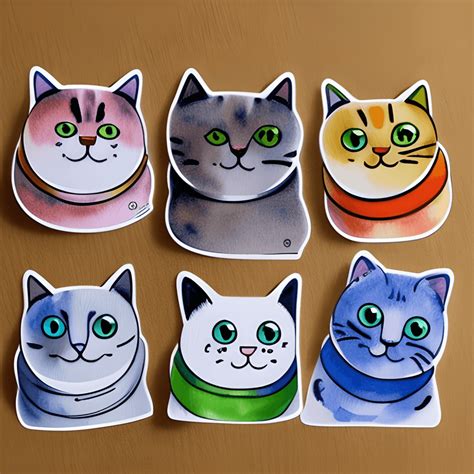 Anatomically Correct Cat Stickers · Creative Fabrica