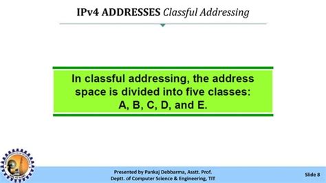 Network Layer Logical Addressing Pptx