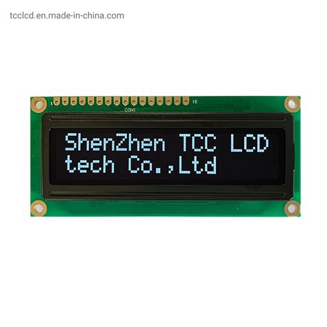 Rohs Square Winstar 1602 Oled Screen Parallel Or Serial Mpu Interface 16x2 Character Oled
