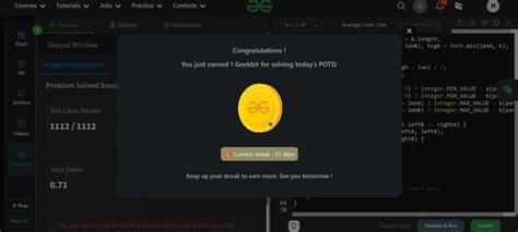 Hephzibah A On Linkedin Geekstreak2024 Gfg160 Geekstreak2024