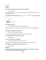 EET U REVIEW ASSIGNMENT NASIA TURNER CHAPTER SELF TEST If A Certain Zener Diode Has A