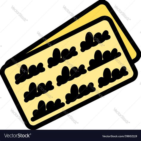 Cipher Algorithm Icon Color Outline Royalty Free Vector