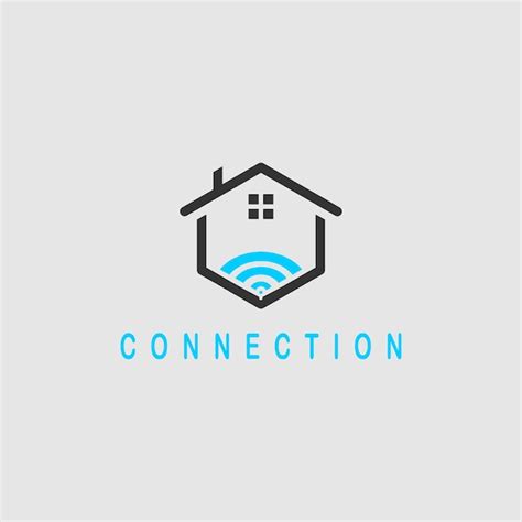 비즈니스 및 기술 로고 연결 로고 디자인 템플릿 요소입니다 프리미엄 벡터