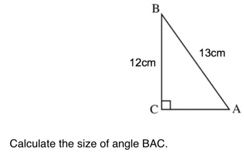 Solved Calculate The Size Of Angle Bac [math]
