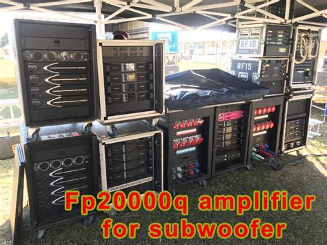New 4 Channel 2000 Watt High Power Fp20000q Amplifier Subwoofer Amplifier Professional Sound Big
