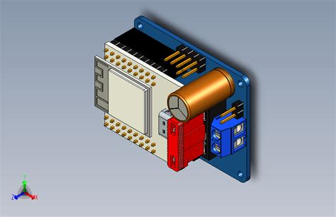 电路模组step模型图纸下载 懒石网