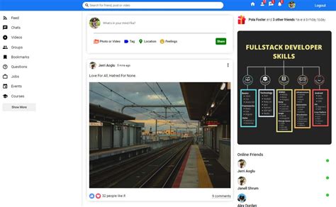 Github Se Fkareact Socialmedia Ui React Ui 2022
