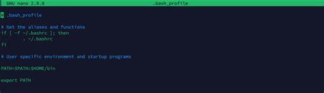 how to edit bash profile in linux a comprehensive guide