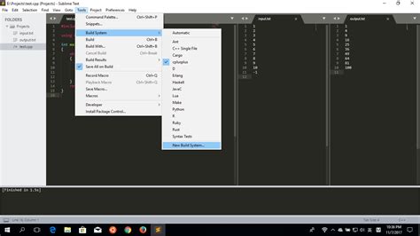 Sublime Text 配置成 C Ide 叶建成 博客园