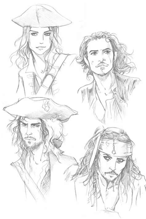 23 Pirate Drawing Ideas Step By Step Diyscraftsy
