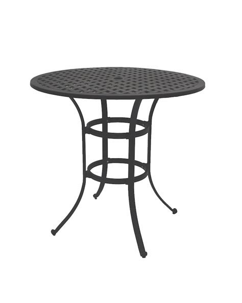 Cast Aluminium Round Bar Table Outdoor Furniture And Bbqs