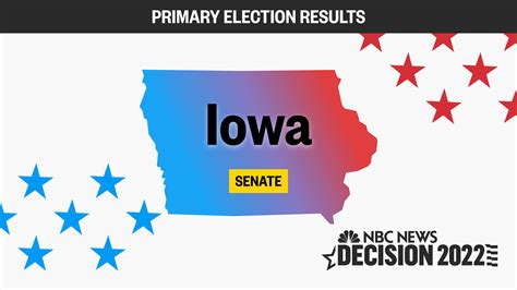 Live Iowa Senate Primary Election Results 2022 Nbc News