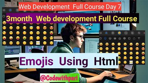 Html All Emojis Web Development Full Coursehtml And Css Youtube