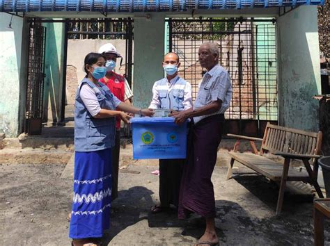 ညောင်တုန်းမြို့နယ်တွင် မီးလောင်မှုဖြစ်ပွားခဲ့သည့် မီးဘေးသင့် အိမ်ထောင်စုထံသို့ ကယ်ဆယ်ရေး ရံပုံင