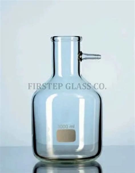 Conical Bottle Borosilicate Glass Filter Flask For Chemical Laboratory Capacity 100ml To