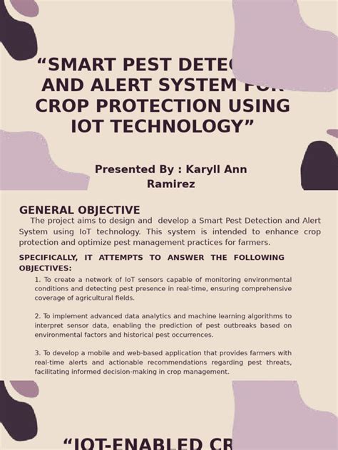 Smart Pest Detection And Alert System For Crop Protection Using Iot Pdf Internet Of Things