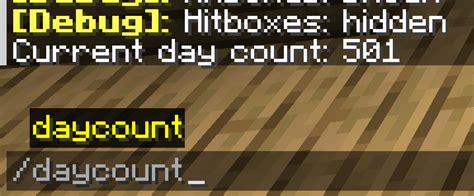 Server Day Counter Minecraft Mod