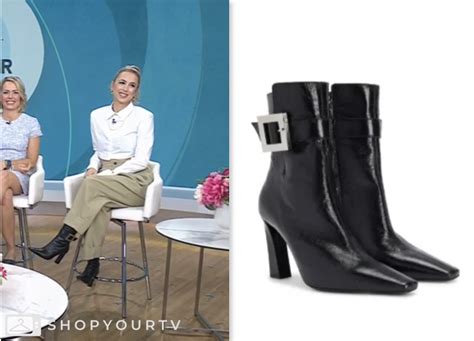 The Today Show March 2025 Iliza Shlesingers Black Buckle Boots Shop