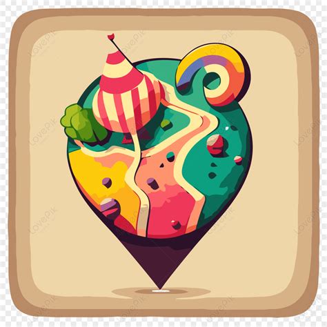 지도 핀상표만화클립 아트 Png 일러스트 무료 다운로드 Lovepik