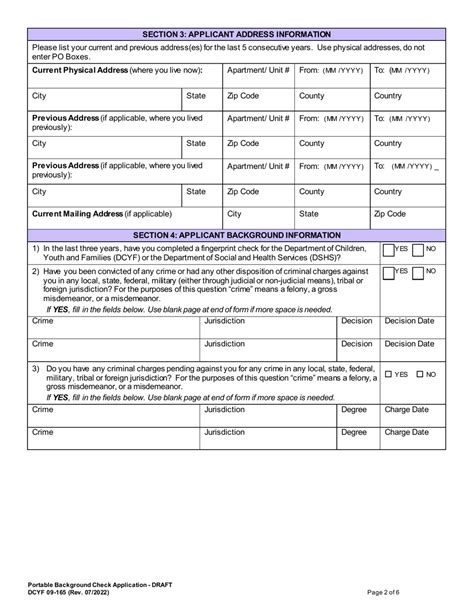 Dcyf Form 09 165 Download Fillable Pdf Or Fill Online Portable